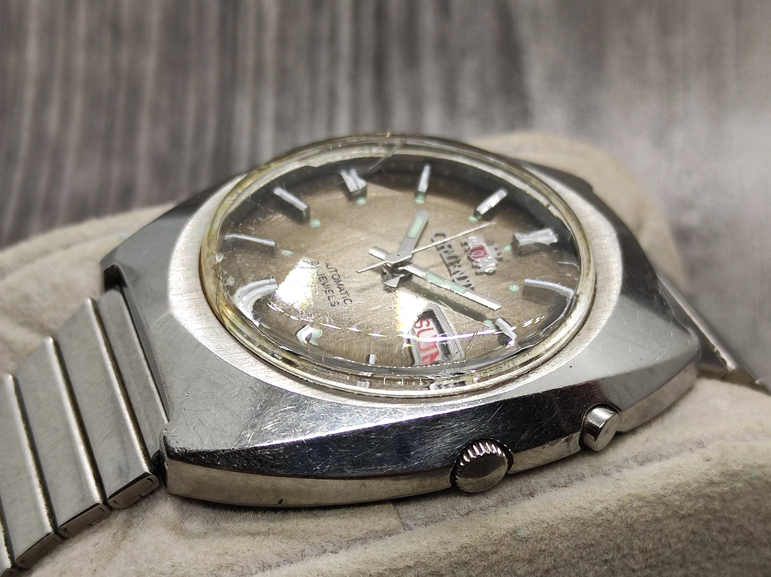 Vintage ORIENT Automatic Watch Mens Brown Dial Day Date 21 | Etsy Vintage ORIENT Automatic Watch Mens Brown Dial Day Date 21 | Etsy