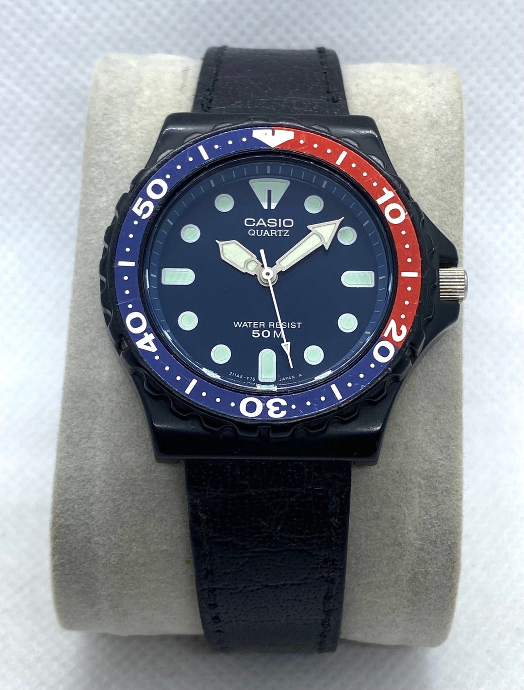 Vintage Casio MW-82 Pepsi Model 705 Quartz Casio Water Resist - Etsy ...