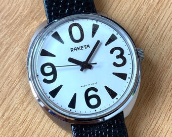 Rare Ussr Raketa Watch - Etsy