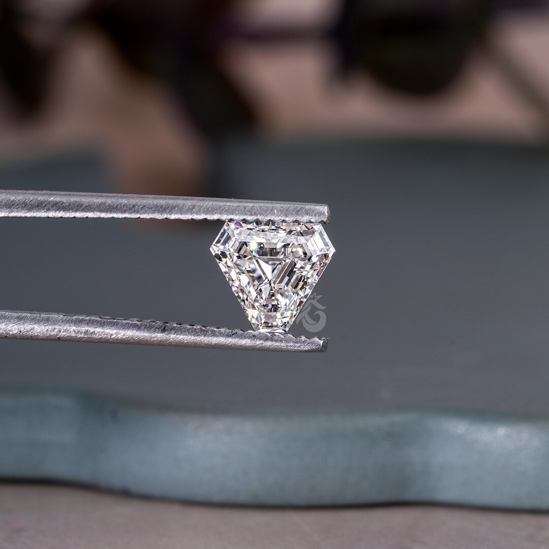 Calf's Head Cut Lab Grown Diamond, Antique Cut Loose Diamond for Women ...