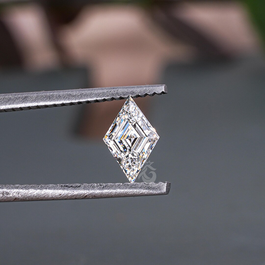 Lozenge Cut Diamond for Custom Engagement Ring,igi Certified 2.10CT Lab ...