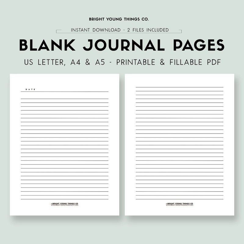 Journal Pages - Etsy