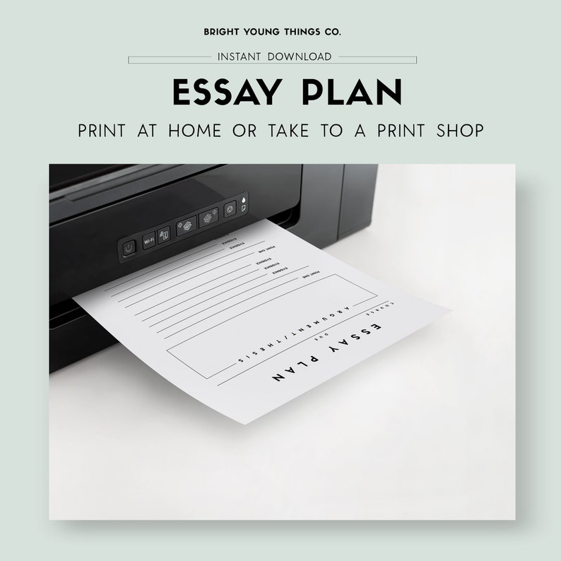Essay Planner, Printable Essay Planner, Essay Template, Assignment ...