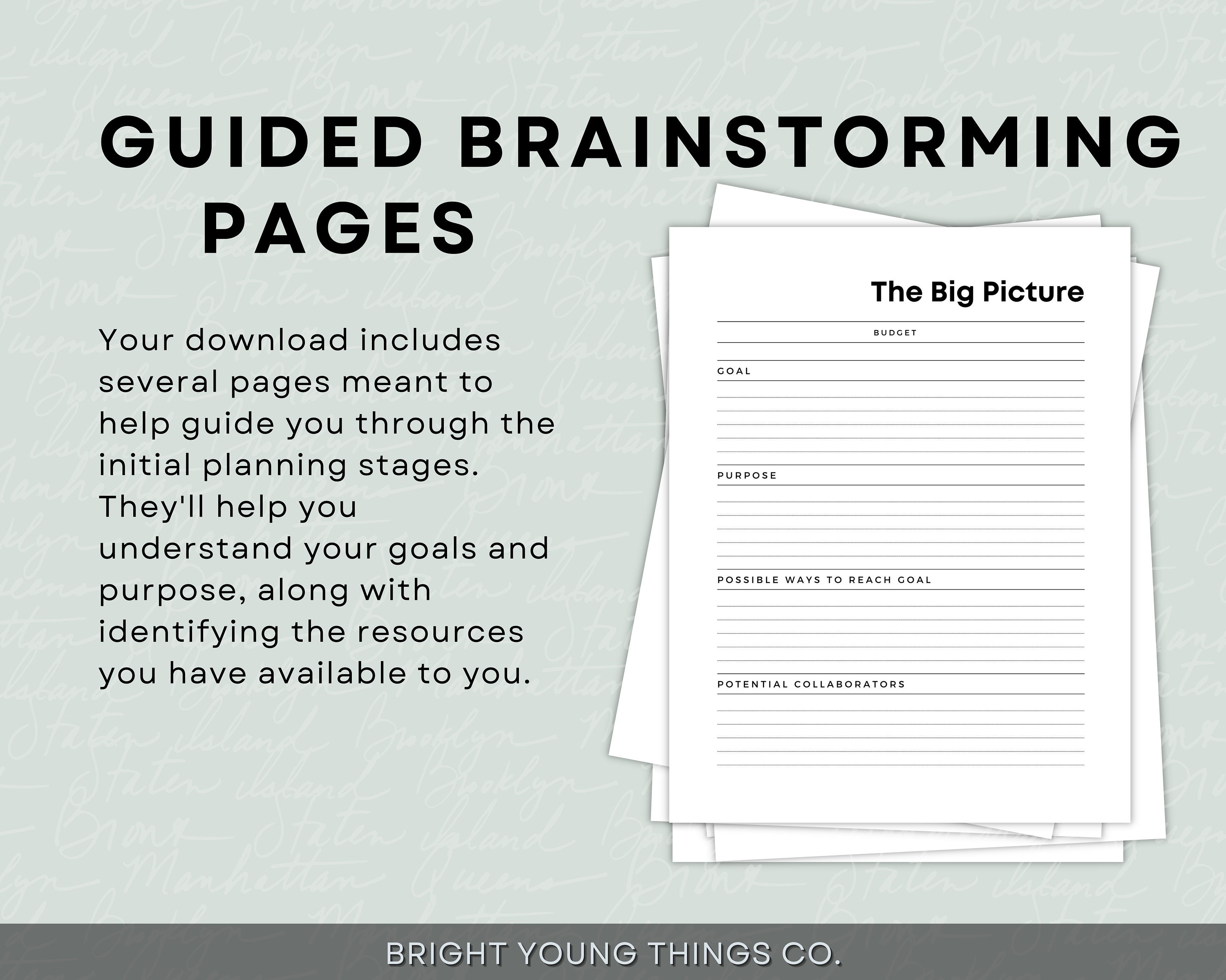 Event Planning Workbook, Printable Event Planner, Printable Planner ...