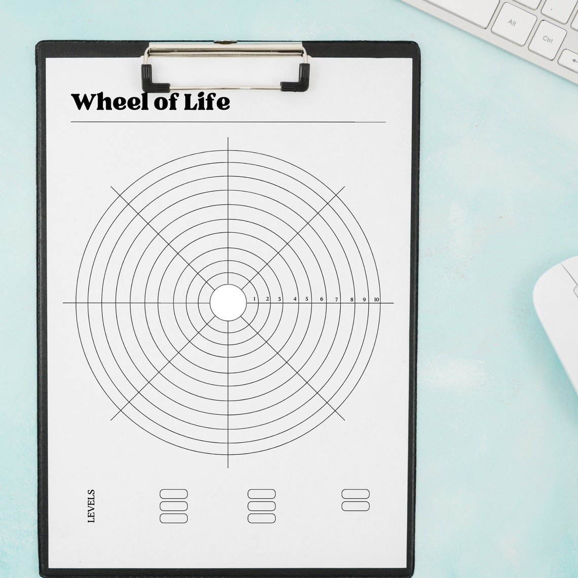 Wheel of Life Printable Worksheet, Wheel of Life PDF Printable, Self ...