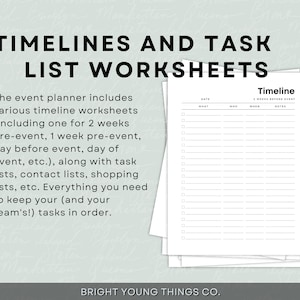Event Planning Workbook, Printable Event Planner, Printable Planner ...