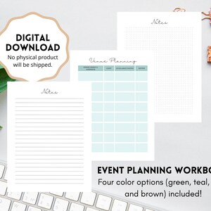 Event Planning Workbook Printable Event Planner Printable | Etsy