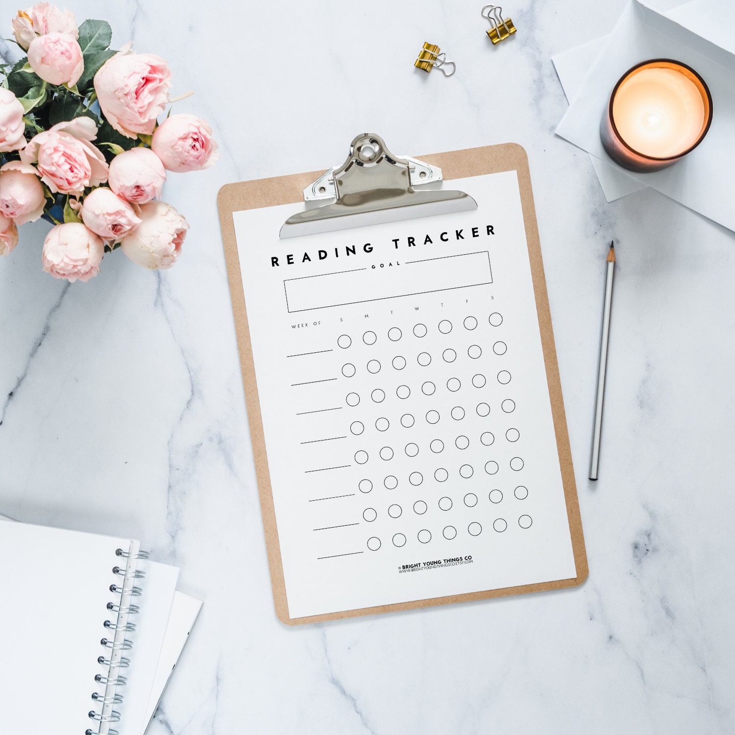 Printable Reading Tracker, Reading Challenge Tracker, Printable Book ...