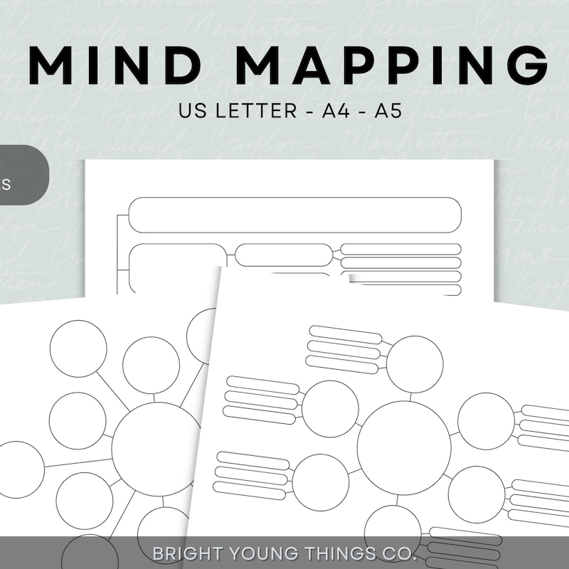 Printable Mind Map - Etsy