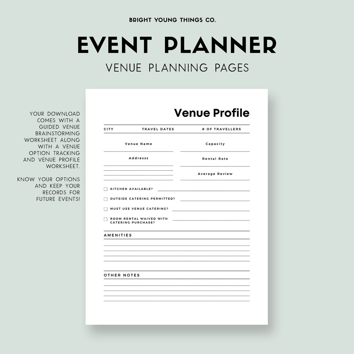 Event Planning Workbook Printable Event Planner Printable - Etsy
