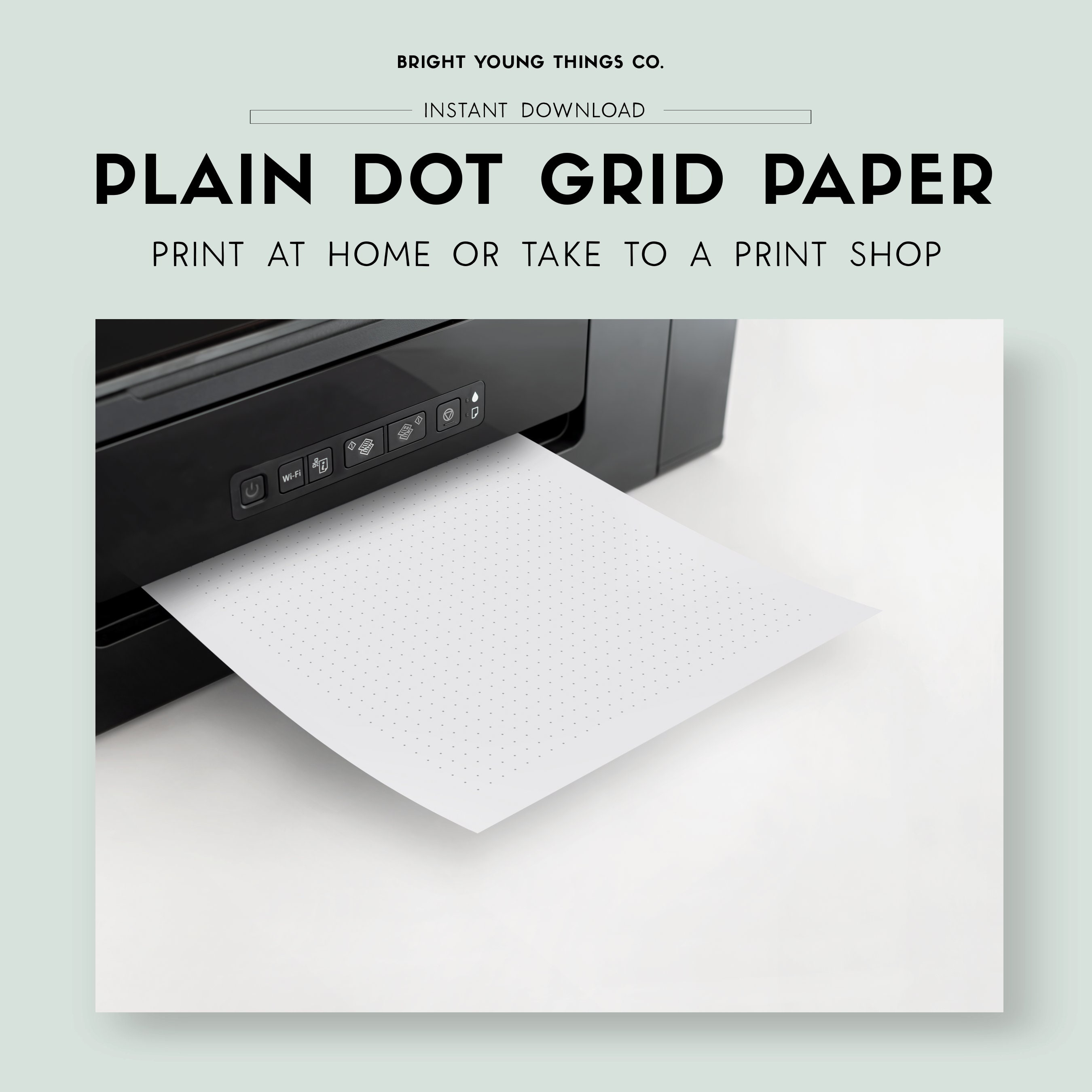 Downloadable Dot Grid Paper, Digital Paper Printable, PDF Download ...