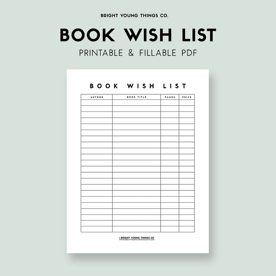 Book Buying Wish List, Reading Wish List, Reading Journal, Books Wish ...