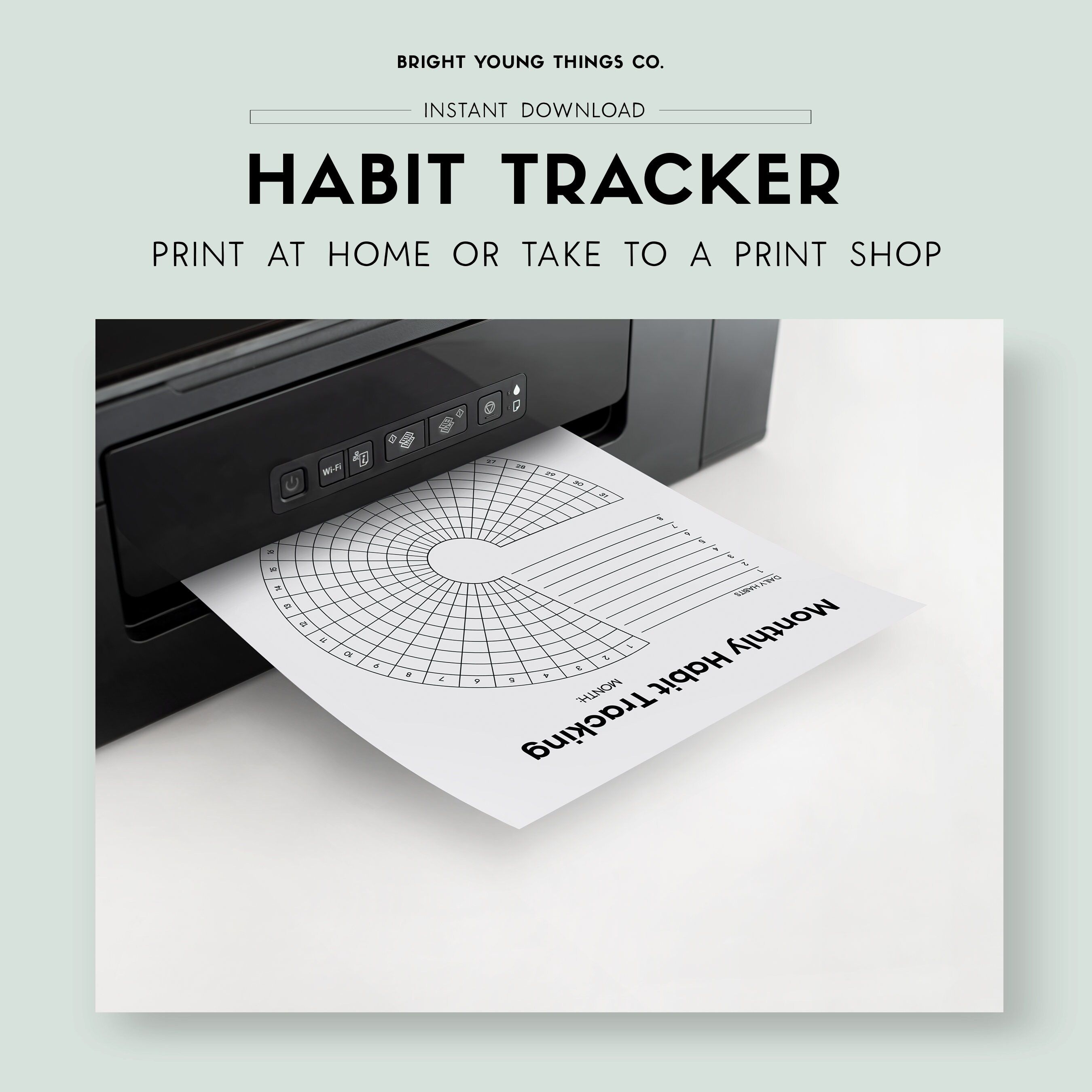 Habit Tracker Printable Habit Tracker PDF Monthly Habit - Etsy UK
