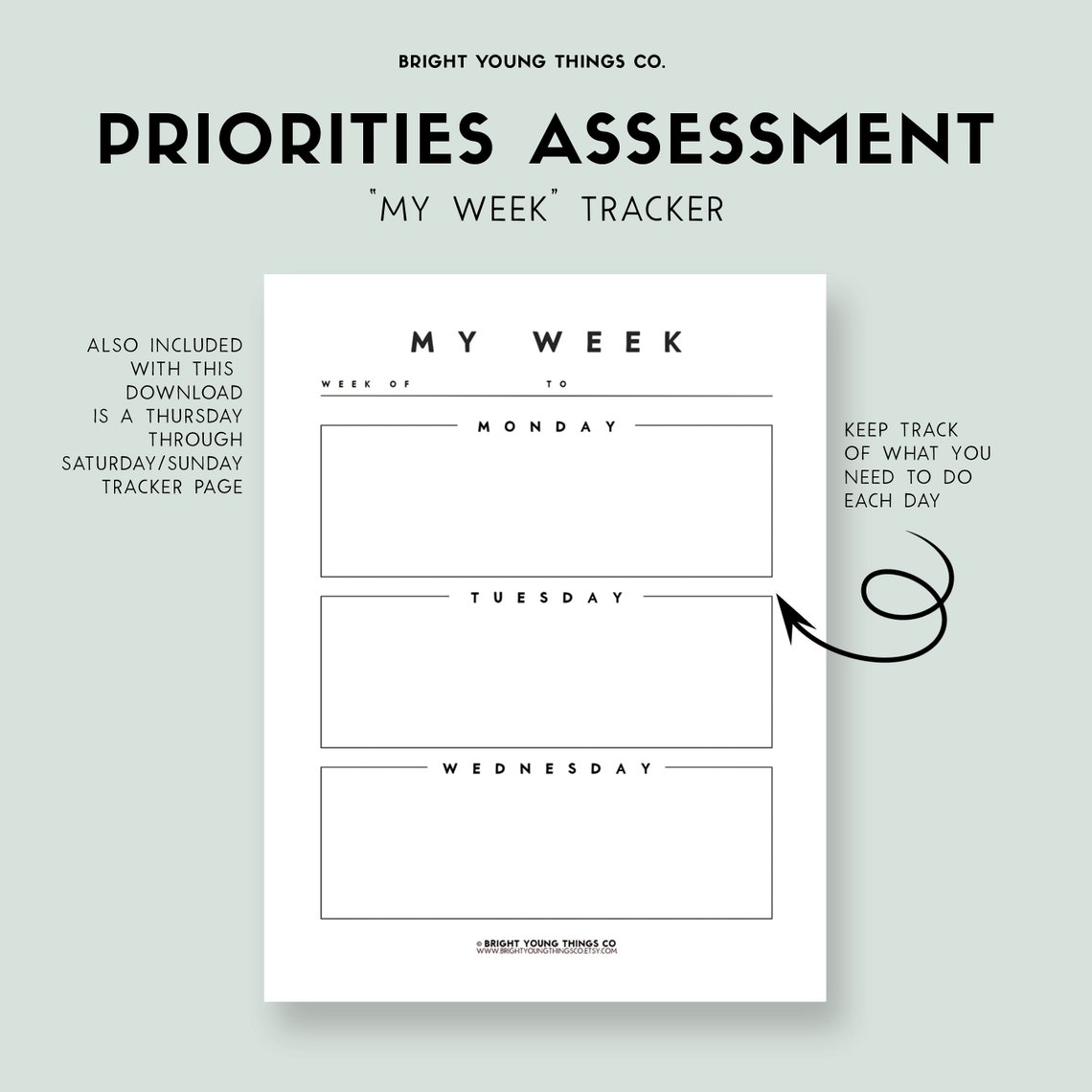 Priority Planner, Productivity Planner, Work From Home, A5 Planner ...