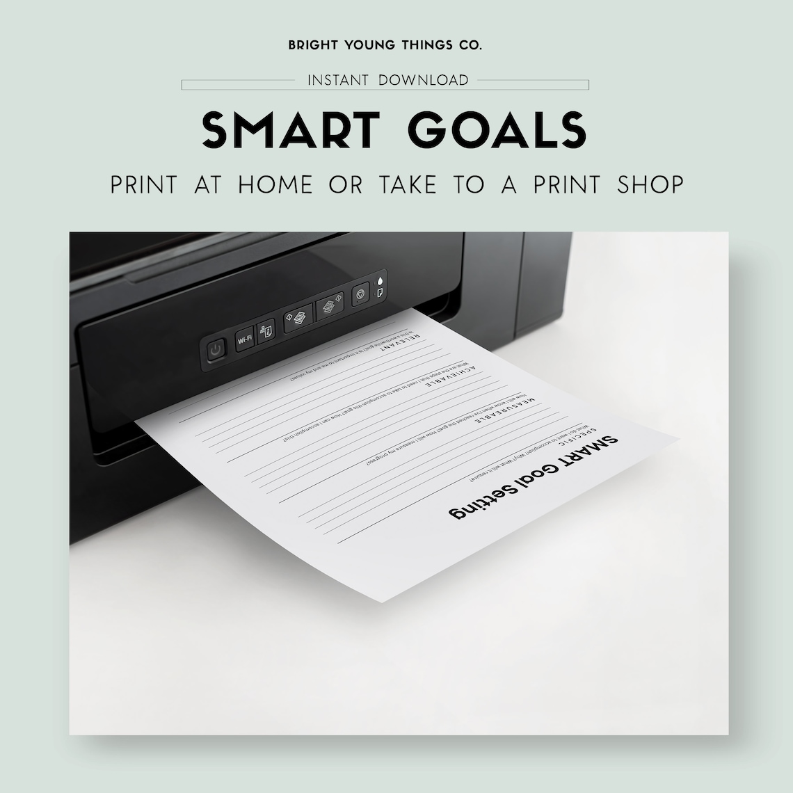 Smart Goals Planner Smart Goals Planner Printable Smart Goals