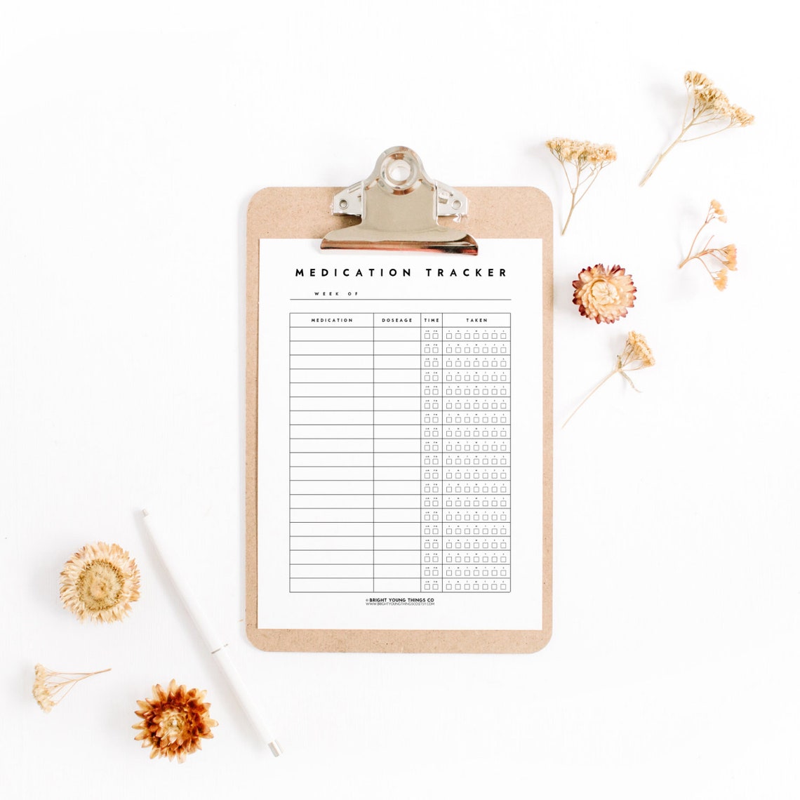 Printable Medication Tracker, Medication Tracker Printable, Medication ...