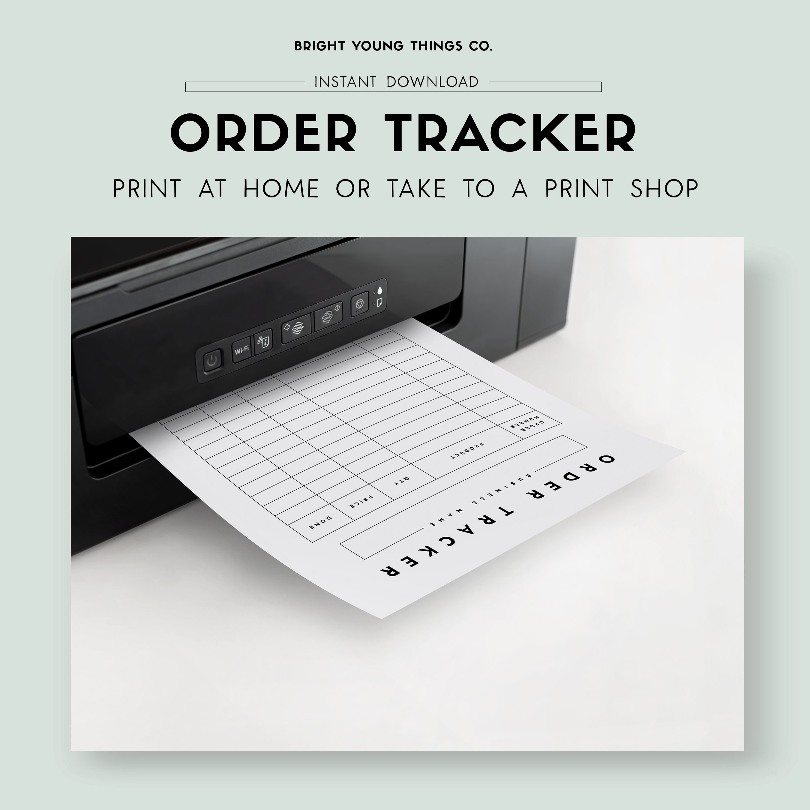 Order Tracker Printable, Order Tracker Form, Order Tracker for Small ...