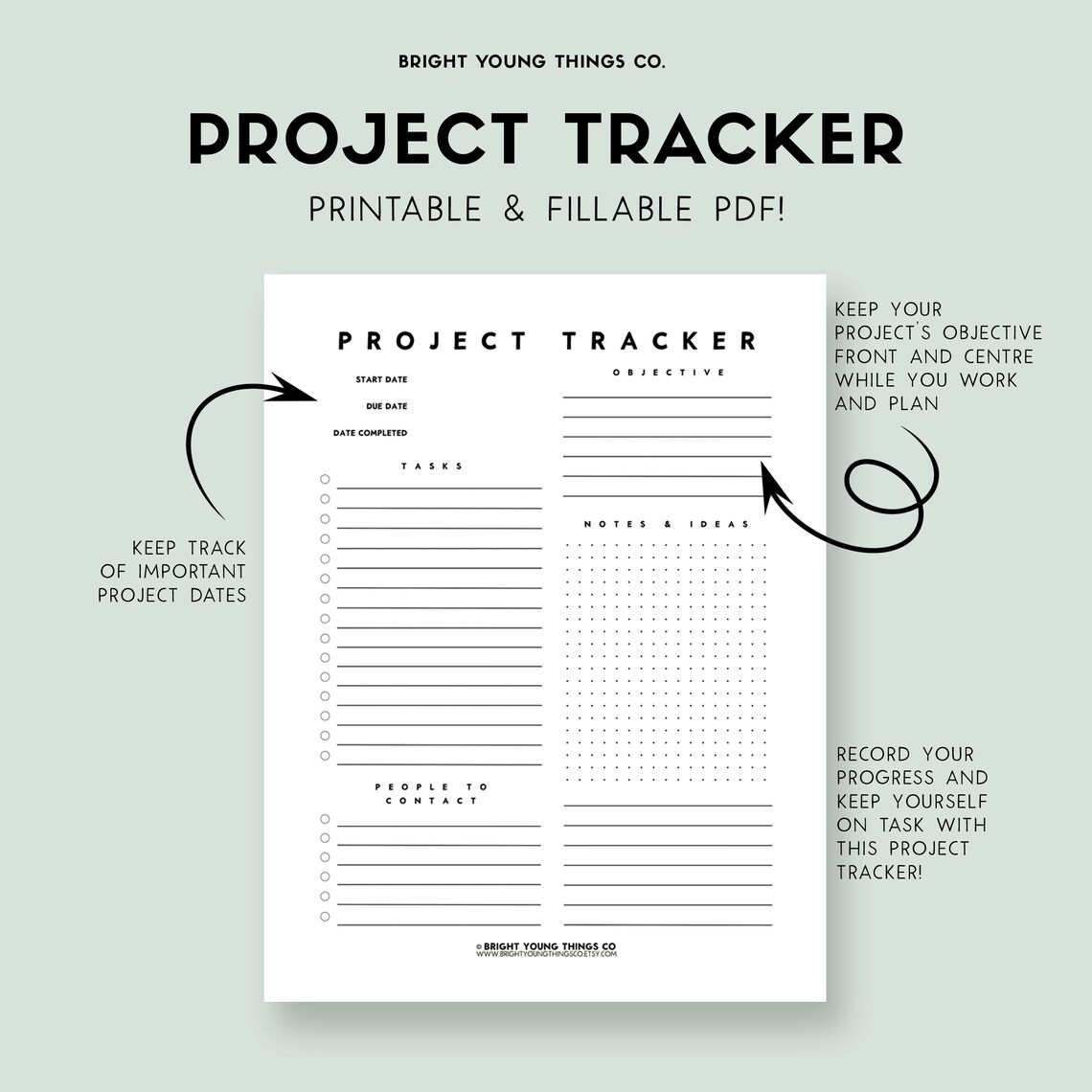 Project Tracker, Project Tracker Worksheet, Project Tracker Download ...