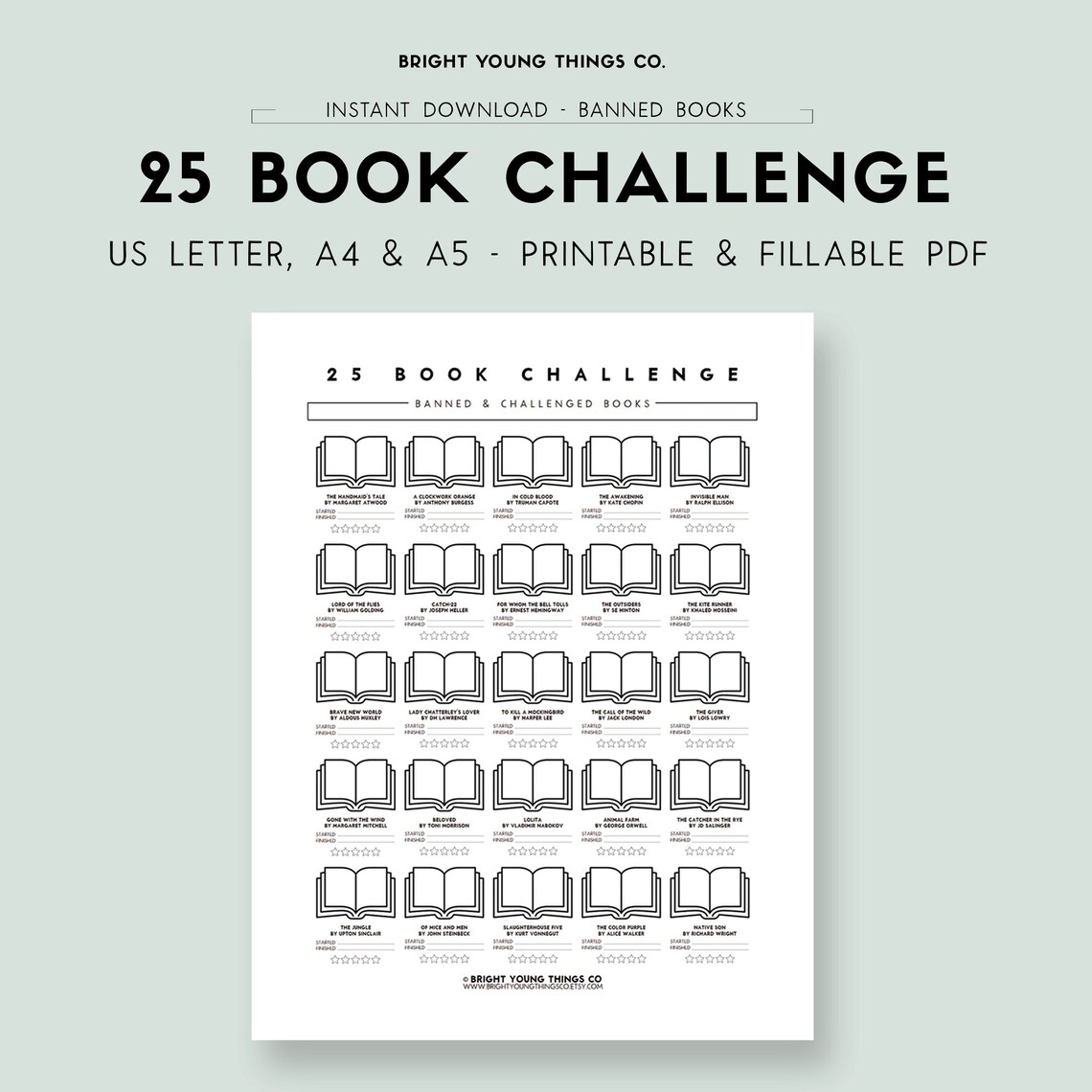 Reading Challenge, Banned Books Reading Challenge, PDF Reading ...