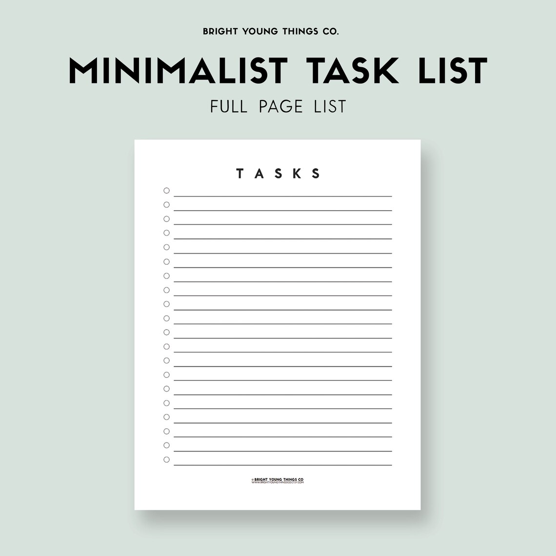 Task List Printable Printable Task List Productivity - Etsy