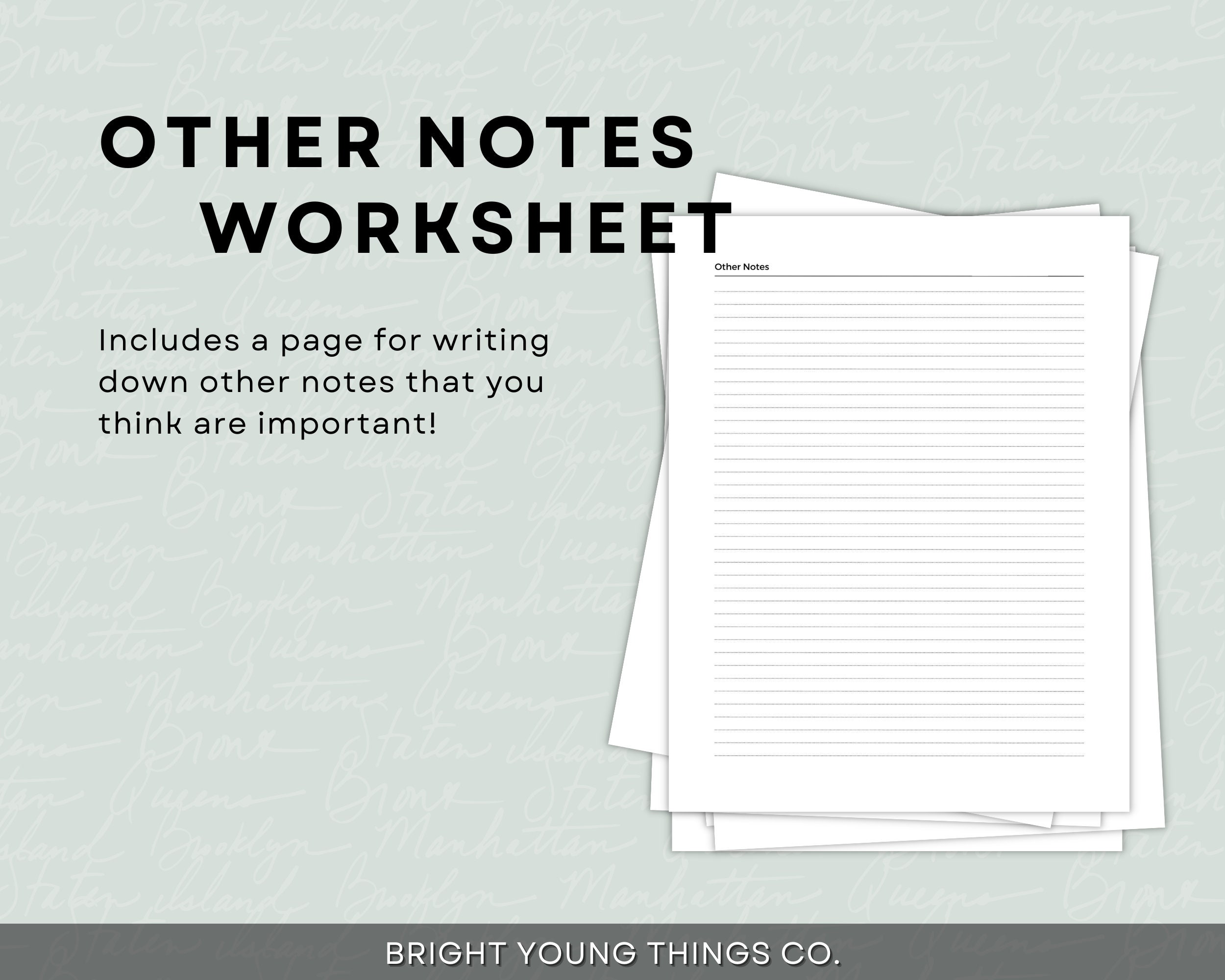 Reading Notes Worksheet, Book Notes Printable, Reading Log Printable ...