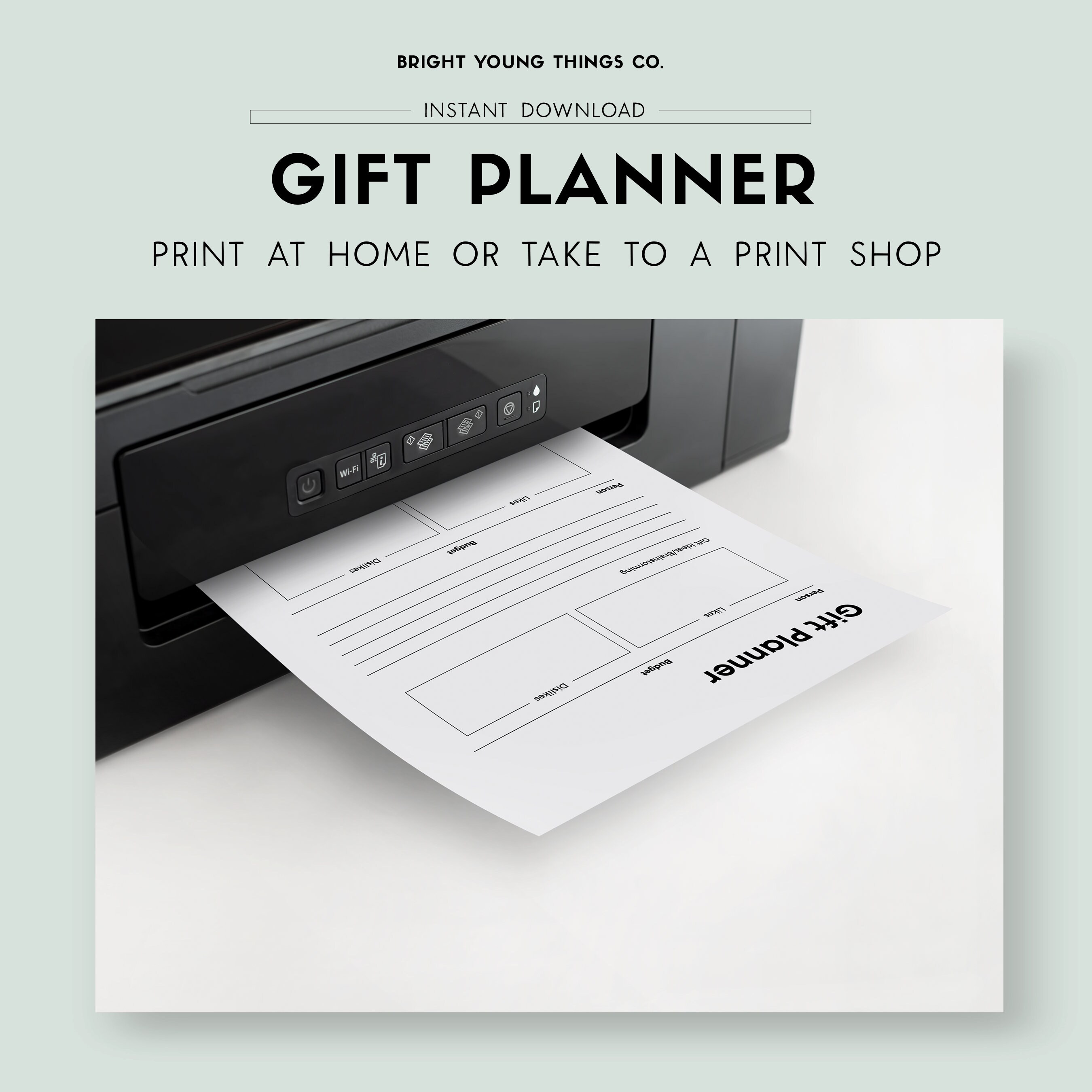 Gift Planner Printable, Christmas Gift Planner, Birthday Gift Planner ...