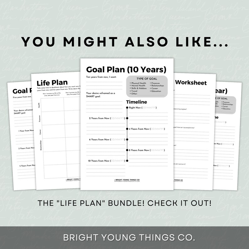 Printable Project Planner, Project Planner PDF, Productivity Worksheets ...