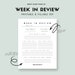 Weekly Reflection Journal Printable, Self Reflection Journal, Self ...