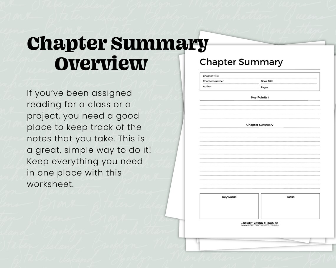 Book Chapter Notes, Reading Worksheet, Study Worksheet, Chapter Outline ...