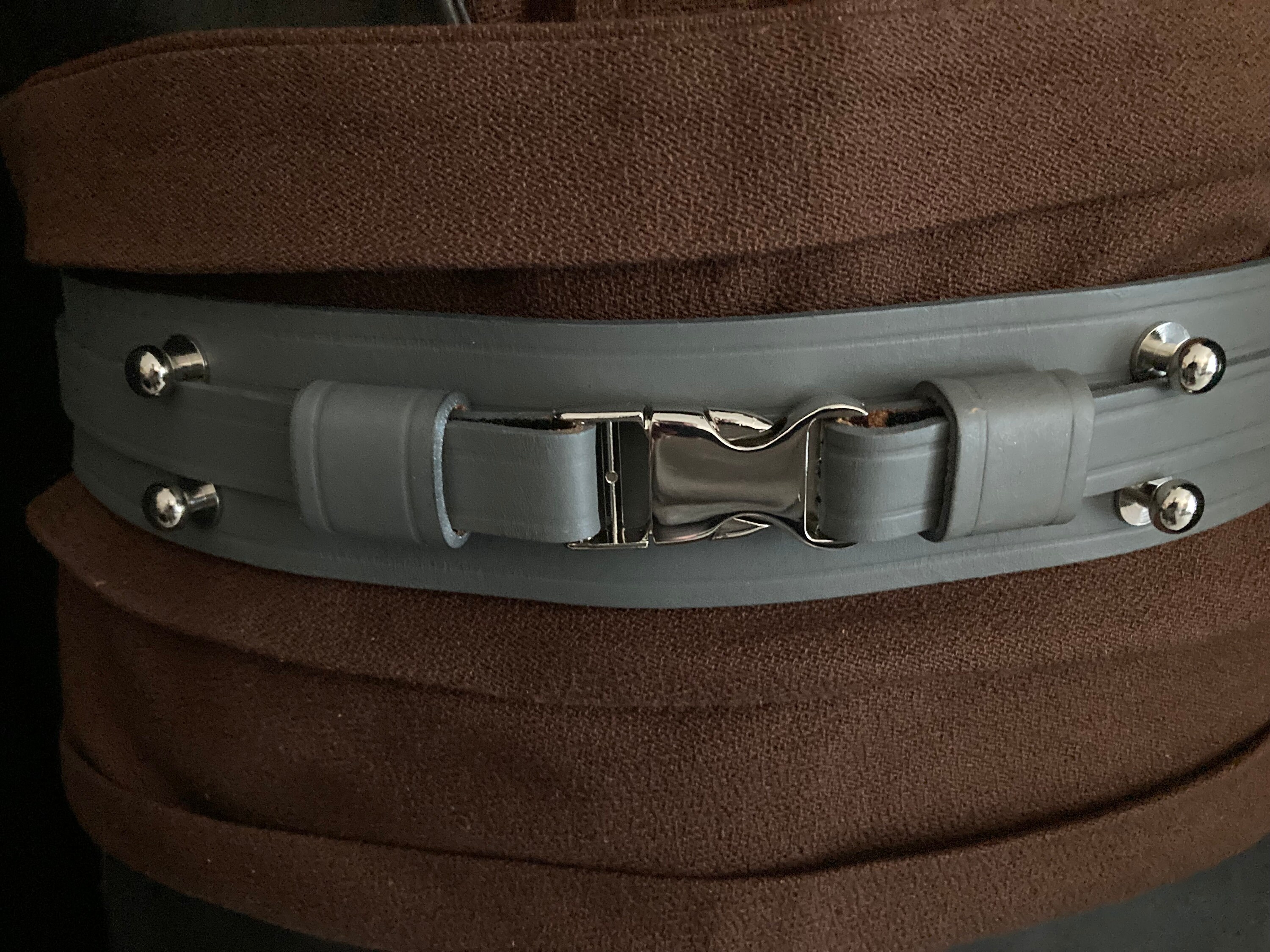 Jedi/sith Saber Belt Gray | Etsy