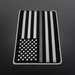 Thin Silver Line American Flag PVC Patch 3.5” L X 2” H Honoring ...