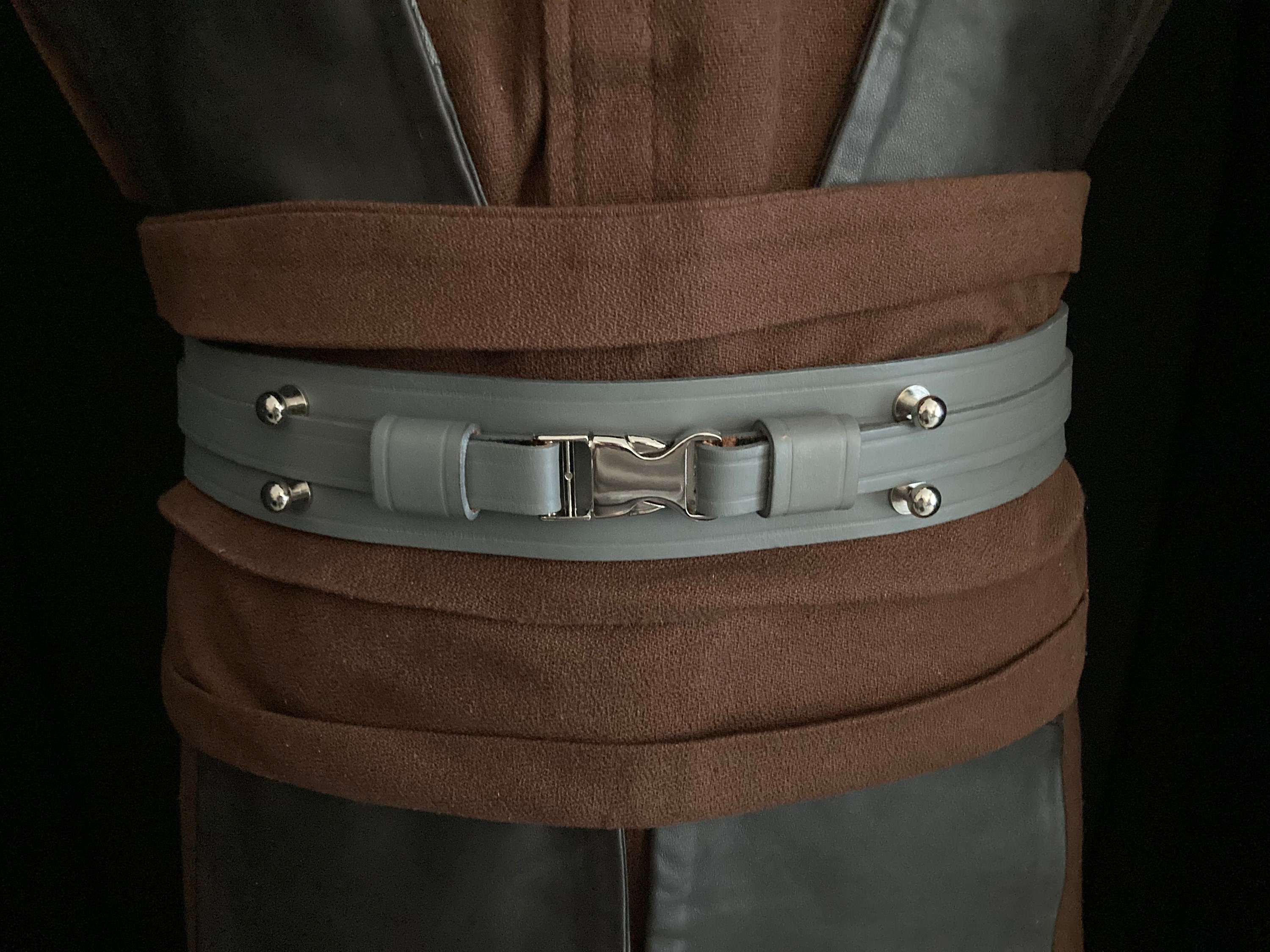 Jedi/sith Saber Belt Gray | Etsy
