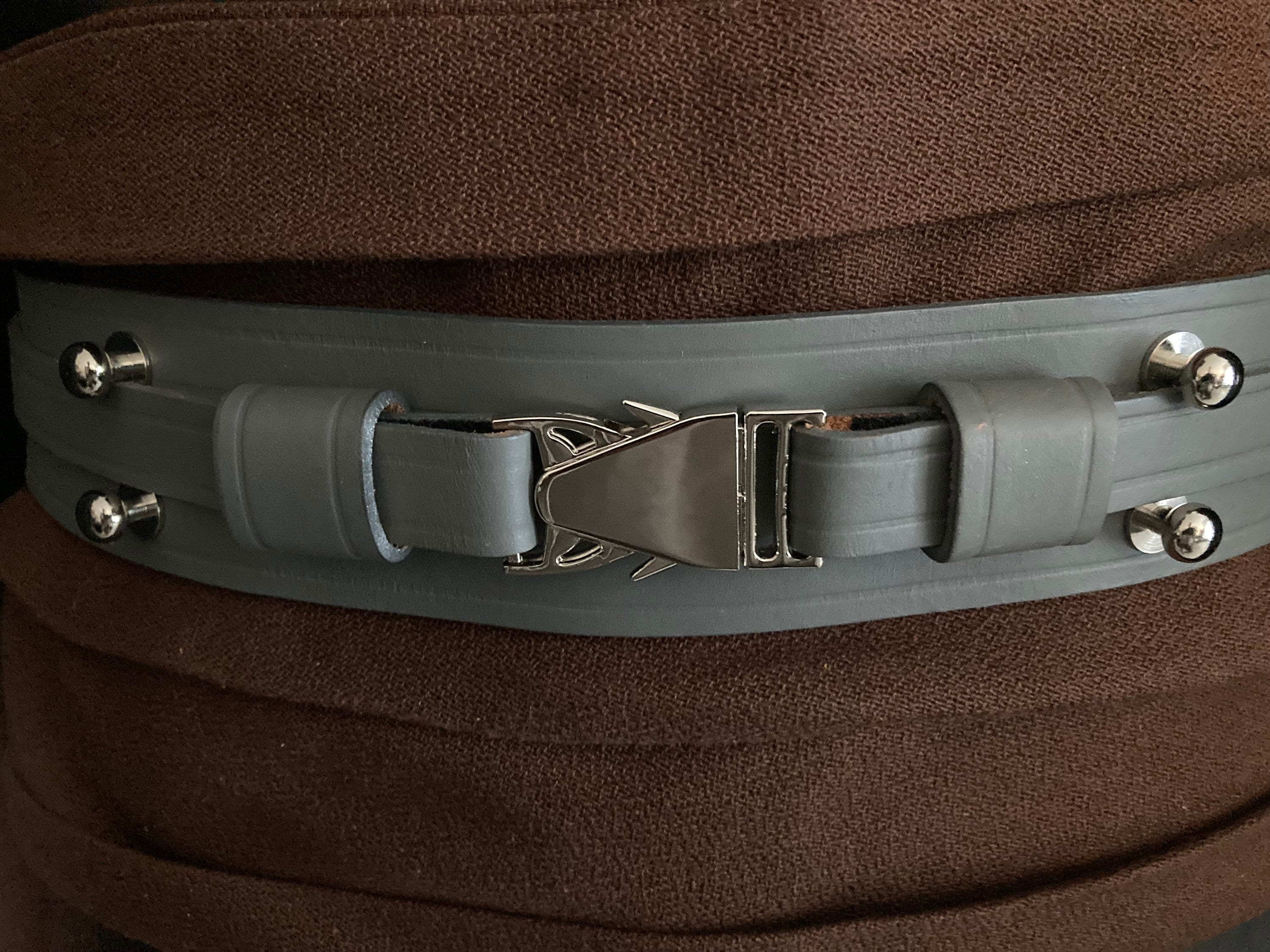 Jedi/sith Saber Belt Gray | Etsy