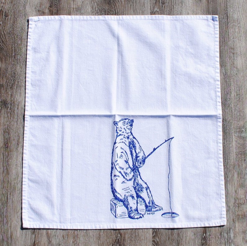 Christmas Cloth Napkins - Screen Printed Napkins Set of Four - Washable ...