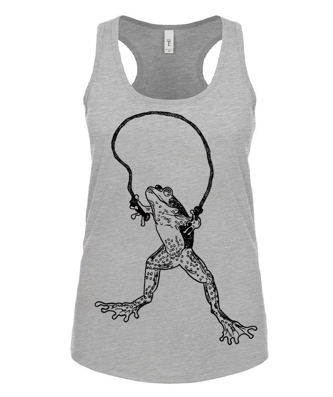 Frog Tank Top - Leap Frog - Frog Jumping Rope - Jump Rope - Skipping ...