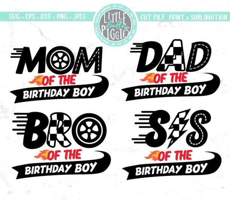 Race Family SVG PNG Cut File Race Birthday Sister Brother - Etsy