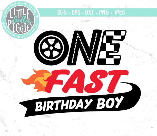 Boy 1st Birthday Logo
