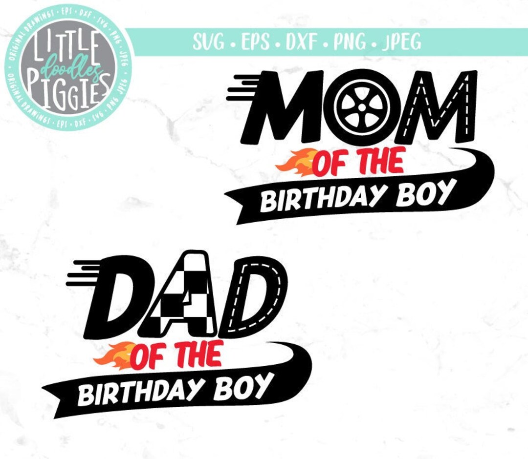 Race Car Mom SVG PNG Cut File, Race Car Birthday Parents, Sublimation ...