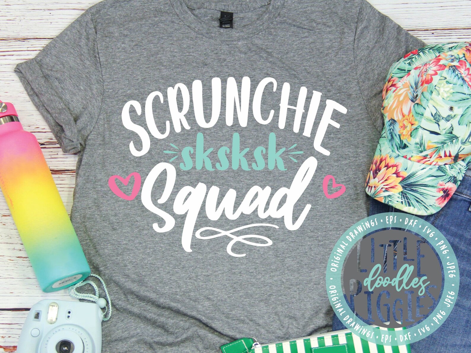 Scrunchie Squad Svg Png Eps Cuttable VSCO Girl SVG Save the - Etsy