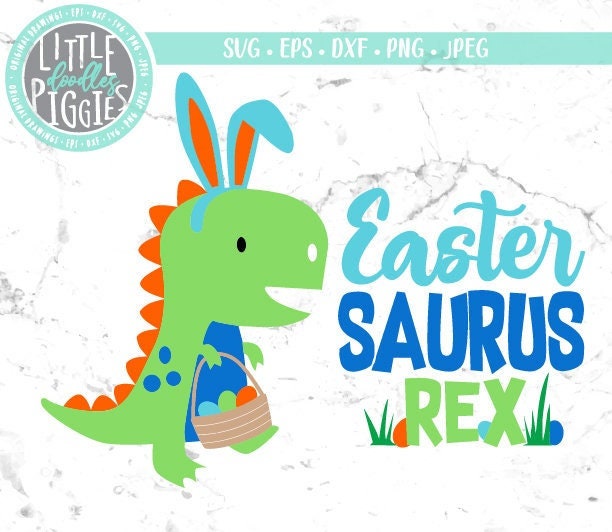Easter Dinosaur SVG, Dino Easter Printable (digital Download) - Etsy