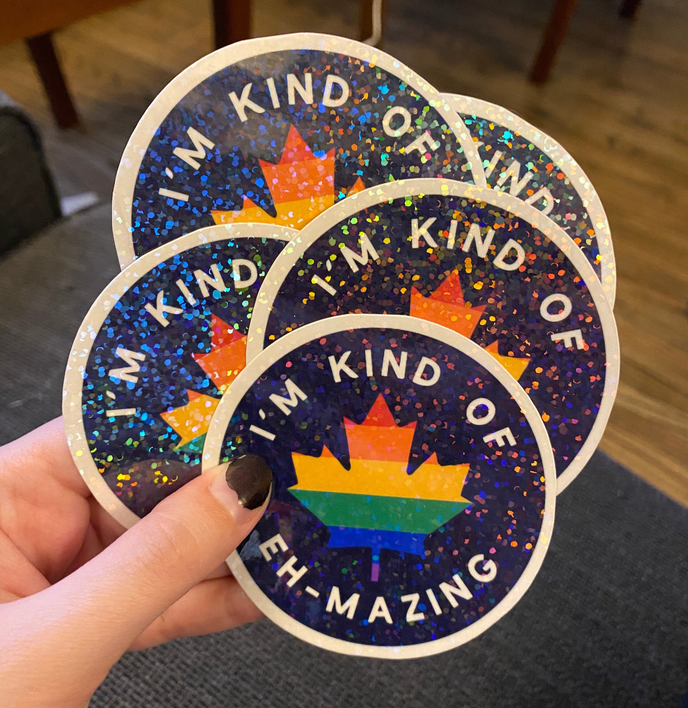 Im Kind of Eh-mazing Vinyl Pride Sticker - Etsy