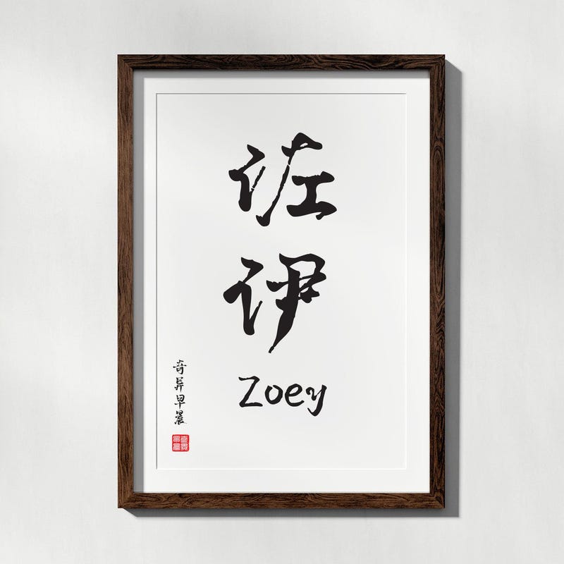 Chinese Calligraphy Poster Asian Art - Etsy
