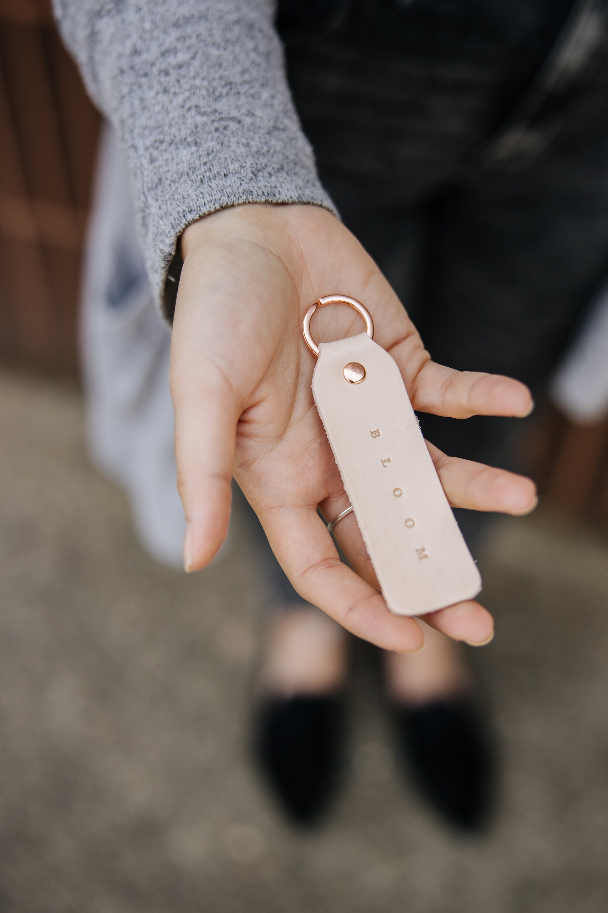 Rose Gold Custom Keychain - Etsy