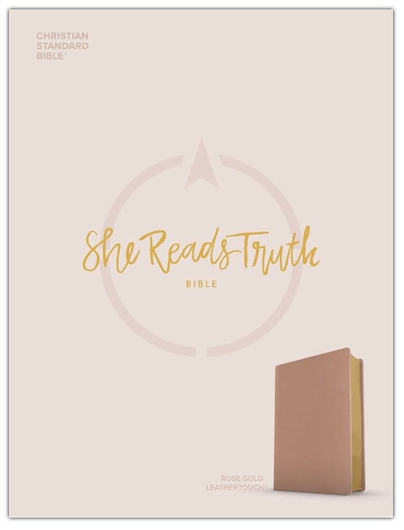PERSONALIZED *** CSB, She Reads Truth Bible, Rose Gold Leathertouch ...
