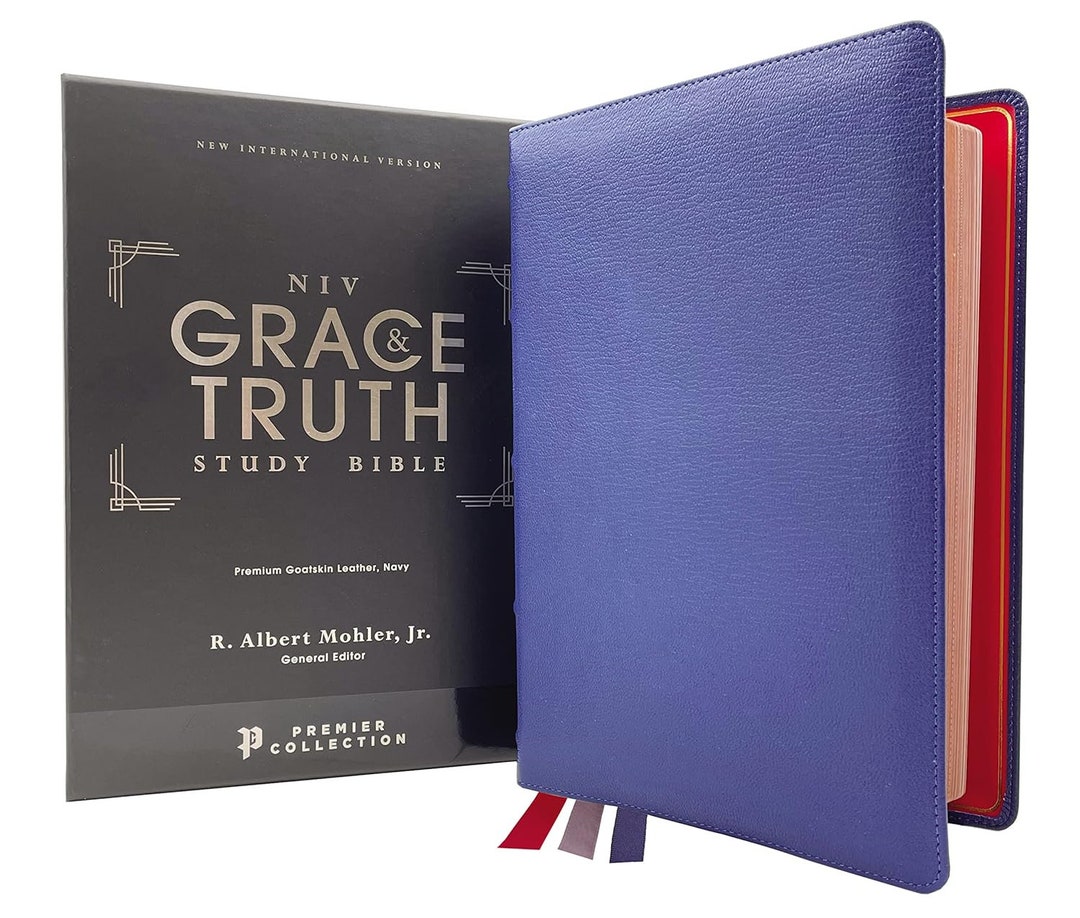 PERSONALIZED *** NIV Grace and Truth Study Bible - Comfort Print ...