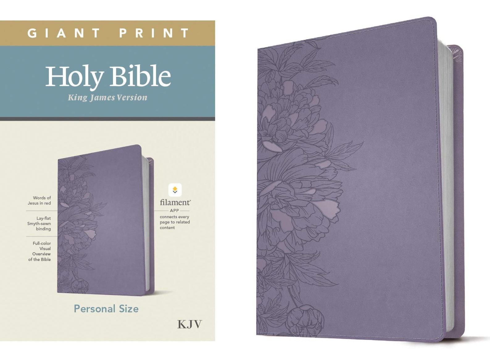 PERSONALIZED KJV Giant-print Personal-size Bible Filament | Etsy
