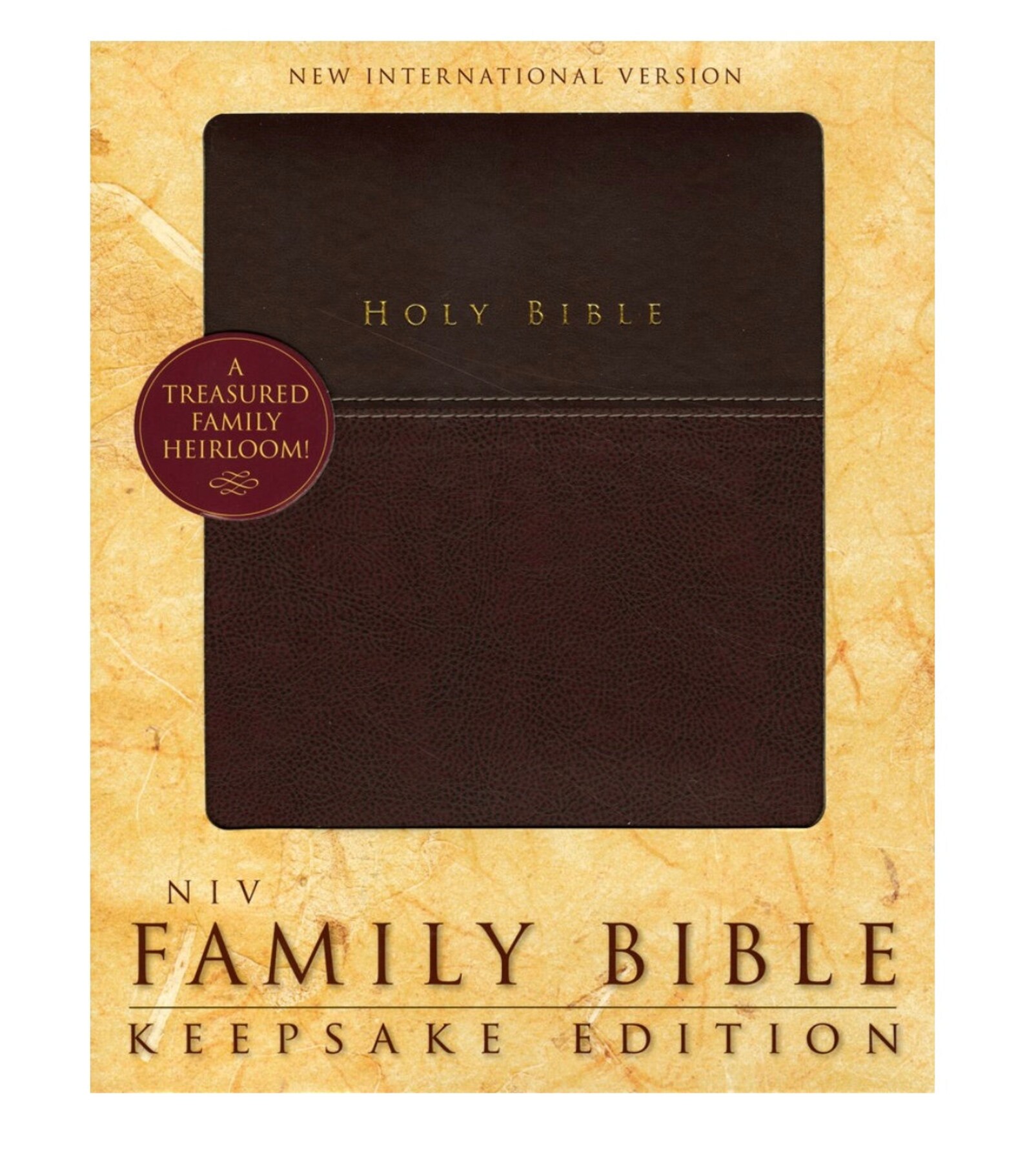 PERSONALIZED ***NIV Family Bible, Keepsake Edition - Imitation Leather ...