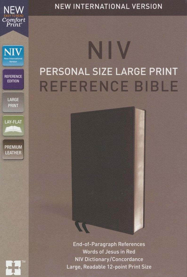 PERSONALIZED NIV Comfort Print Personal Size Reference - Etsy