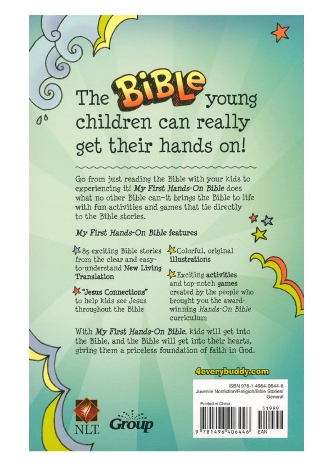 Personalized My First Hands-on Bible: Blue Leathersoft NLT - Etsy