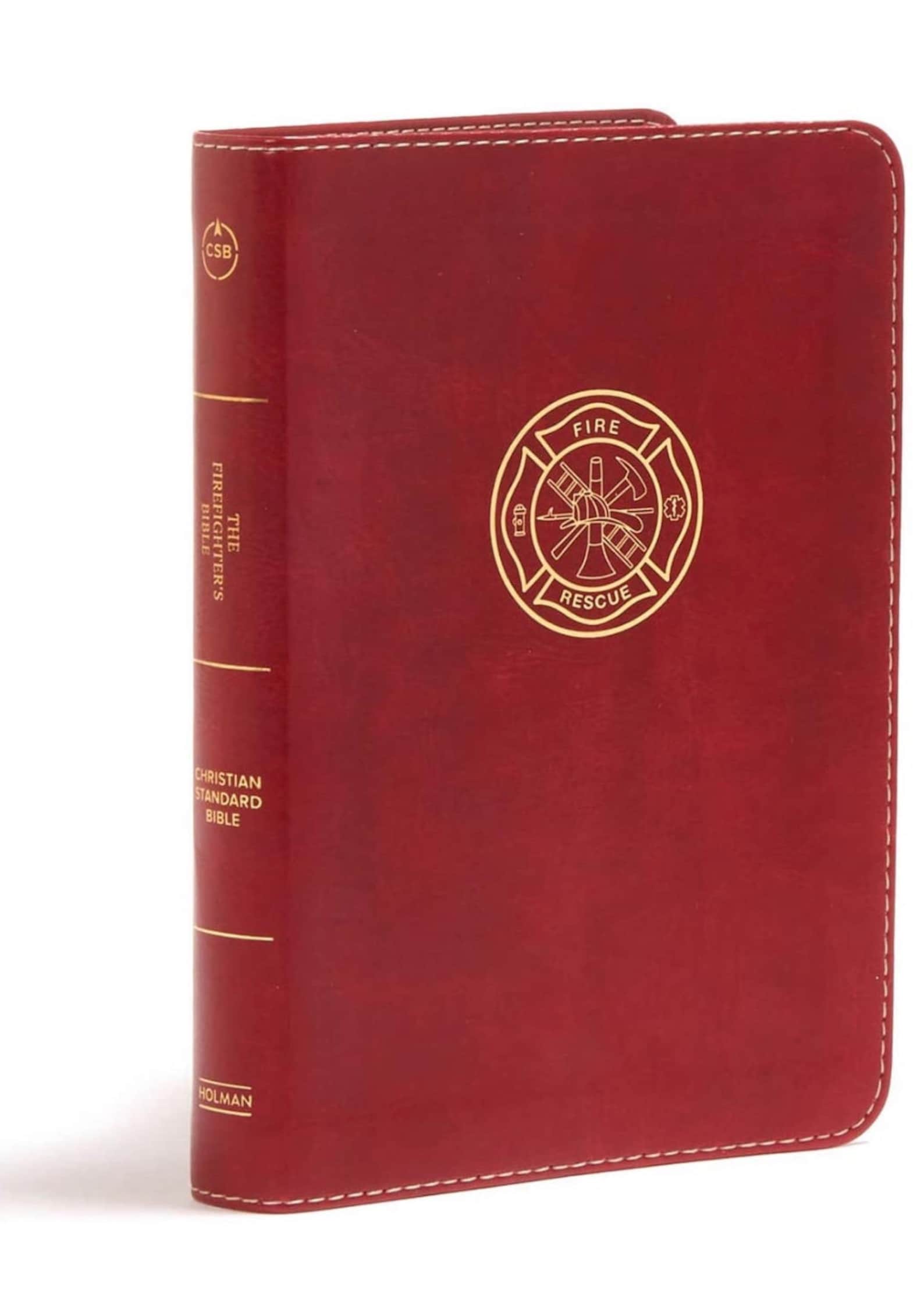 PERSONALIZED *** CSB Firefighter's Bible. *** Custom Name Imprint - Etsy